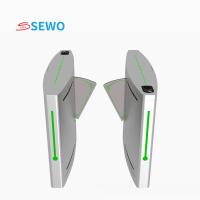 China Smart Building Security Flap Barrier Gates with Easy Installation Maintenance Indoor Working Environment for sale