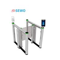China Sliver Finish Security Swing Gate Turnstile Pedestrian Access Solution with AC220V Power Supply for sale