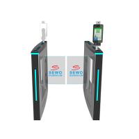 China Swing Gate Turnstile for Building Security 0.2s Unlock Time 1100mm Passing Width for sale