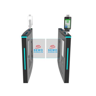 China Swing Gate Turnstile for Building Security 0.2s Unlock Time 1100mm Passing Width for sale