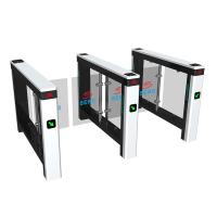 China SUS304 Stainless Steel Swing Gate Turnstile 1100mm Passing Width for Secure Access Control for sale