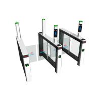 China Swing Gate Turnstile with RFID Reader 1400mm Stainless Steel Access Control for sale
