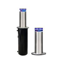 China Fully Automatic Hydraulic Retractable Bollard 219mm Diameter K6 Impact Rating for High-Security Access Control for sale