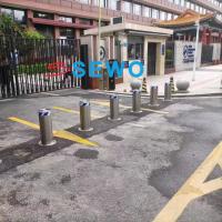 China SEWO LZ02 Automatic Hydraulic Retractable Bollard - 219mm Diameter, K6 Impact Rating, 4-Second Operation for Parking Security for sale