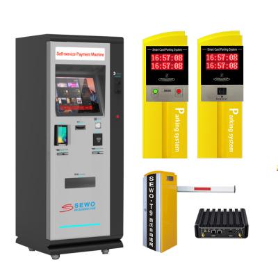 China SEWO-9000MT Portable Parking Payment Kiosk with 19-inch Touchscreen, IP65 Waterproof Rating for Wireless Parking Management Systems for sale
