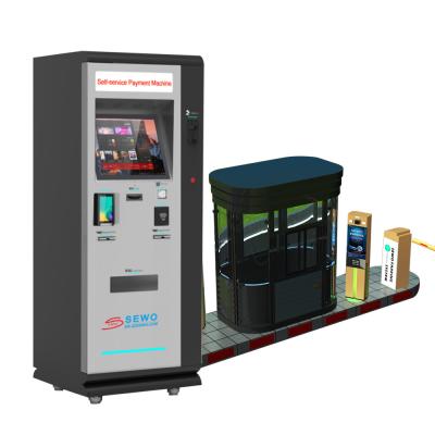 China SEWO-9000MT Automatic License Plate Recognition Parking Payment Kiosk with 19-inch Touchscreen and IP65 Rating for sale