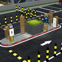 China Advanced License Plate Recognition Camera For Parking Gates Parking Equipment for sale