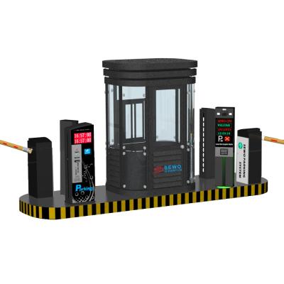 China SEWO ALPR Parking System License Plate Recognition Camera Bundle with LED Display and Barrier Gate 10000pcs Storage for sale