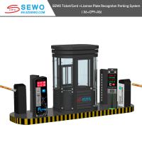 China SEWO ALPR Parking System License Plate Recognition Camera Bundle with LED Display and Barrier Gate 10000pcs Storage for sale