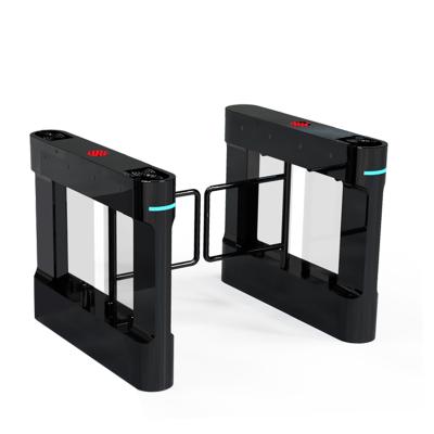 China Biometric Face Recognition Access Control Turnstile System with Swing Barrier Gate for sale