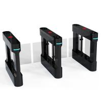 China Swing Barrier Turnstile and Multiple Unlocking Modes Including RFID and Biometrics for sale