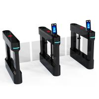 China Swing Barrier Turnstile and Multiple Unlocking Modes Including RFID and Biometrics for sale
