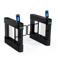 China Biometric Face Recognition Access Control Turnstile System with Swing Barrier Gate for sale
