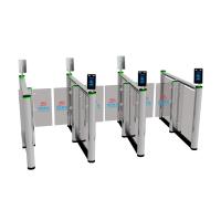 China Automatic Face Recognition Speed Gate Turnstile 600-900mm Passing Width 45 People/Min for sale