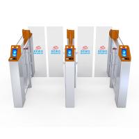 China High Speed Gate Turnstile with Biometric Access Control 45 People/Min for sale