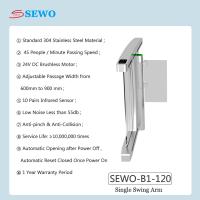 China High Speed Gate Turnstile for Gymnasium Access Control System with RFID Card Reader Integration for sale