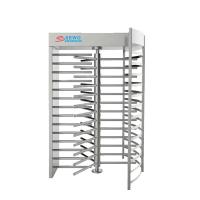 China SEWO-QG90-DM Full Height Turnstile Gate 2200mm Height 45 People/Minute 304 Stainless Steel Security Access Control for sale