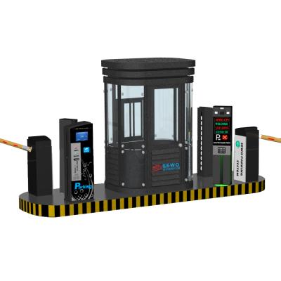 China SEWO Smart Parking System Offline Operation Steel Tempered Glass Housing 13.56MHz 125KHz RFID Support for sale