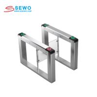 China 201 Stainless Steel Swing Gate Turnstile AC220V 600-1050mm Arm Length Access Control for sale