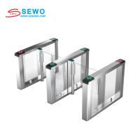 China SEWO Fully Automatic Speed Gate Turnstile 45 People/Minute 201 Stainless Steel TCP/IP for sale
