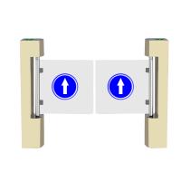 China SEWO Automatic Swing Turnstile Gate 45 persons/min 600-900mm Passing Width 304 Stainless Steel for sale