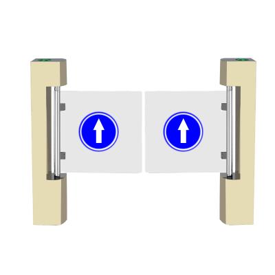 China SEWO Automatic Swing Turnstile Gate 45 persons/min 600-900mm Passing Width 304 Stainless Steel for sale