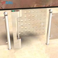 China SEWO Automatic Swing Turnstile Gate 45 persons/min 600-900mm Passing Width 304 Stainless Steel for sale
