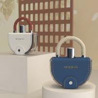 China 100ml Glass Perfume Bottles Handbag Shaped Leather Rope Handle Spray Empty for sale