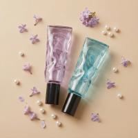 China 10ml Glass Roll on Bottles Wave Shape Empty Roller Ball Plastic Cap Perfume Oil for sale