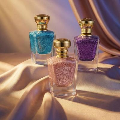China 100ml Glass Perfume Bottles Beveled Rectangle Inner Coating Metal Cap Empty for sale