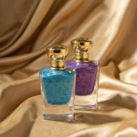 China 100ml Glass Perfume Bottles Beveled Rectangle Inner Coating Metal Cap Empty for sale