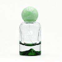 China 50ml Glass Perfume Bottle Empty Round Cap Cylinder Spray Crimp Neck for sale