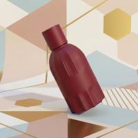 China 100ml Glass Perfume Bottles Cylinder Crimp Neck Magnetic Cap Empty Spray for sale