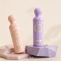 China 100ml Arabic Perfume Bottles Glass Cylinder Carved Spray Empty Luxury for sale