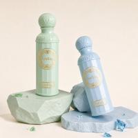 China 100ml Arabic Perfume Bottles Glass Cylinder Carved Spray Empty Luxury for sale