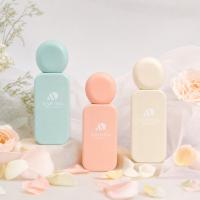 China 30ml 50ml 100ml Glass Perfume Bottles Rectangle Empty Frosted Round Cap Spray for sale
