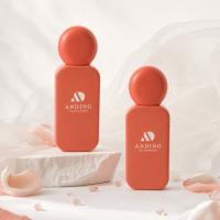 China 30ml 50ml 100ml Glass Perfume Bottles Rectangle Empty Frosted Round Cap Spray for sale