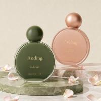 China 100ml Glass Perfume Bottles Round Empty Ball Cap Spray Crimp Neck for sale