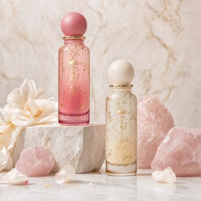 China Anding Stock 80 ml Round Cap Custom Printing Elegant Premium Spray Luxury Cylinder Glass Empty Perfume Bottle 80ml for sale