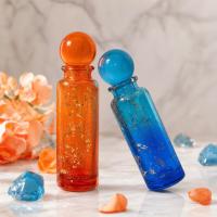 China Anding Stock 80 ml Round Cap Custom Printing Elegant Premium Spray Luxury Cylinder Glass Empty Perfume Bottle 80ml for sale