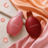 China 120ml Glass Perfume Bottles Oval Shape Empty Dome Cap Spray Crimp Neck for sale