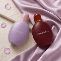 China 120ml Glass Perfume Bottles Oval Shape Empty Dome Cap Spray Crimp Neck for sale