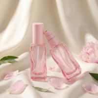 China Anding Stock Wholesale 125ml Pink Lotion Pump Bottle Empty Glass Luxury Cosmetic Skincare Body Lotion Bottle for sale