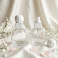 China Anding Low Moq Custom Skincare Makeup Lotion Pump Bottle 50ml Luxury Empty Glass Foundation Lotion Bottle for sale