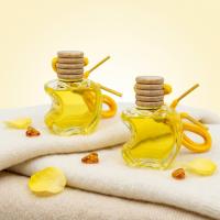 China Anding 8ml Hanging Diffuser Bottle Automatic Diffuser Refill Empty Glass Mini Car Perfume Hanging Diffuser Bottle for sale
