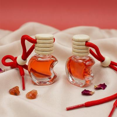 China Anding Low Moq 3ml Car Fragrance Bottle Automatic Diffuser Refill Empty Glass Mini Hanging Car Perfume Diffuser Bottle for sale