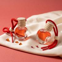 China Anding Low Moq 3ml Car Fragrance Bottle Automatic Diffuser Refill Empty Glass Mini Hanging Car Perfume Diffuser Bottle for sale