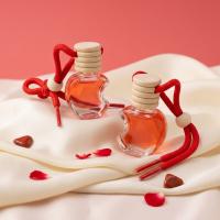 China Anding Low Moq 3ml Car Fragrance Bottle Automatic Diffuser Refill Empty Glass Mini Hanging Car Perfume Diffuser Bottle for sale