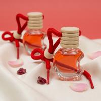China Anding Low Moq 3ml Car Fragrance Bottle Automatic Diffuser Refill Empty Glass Mini Hanging Car Perfume Diffuser Bottle for sale