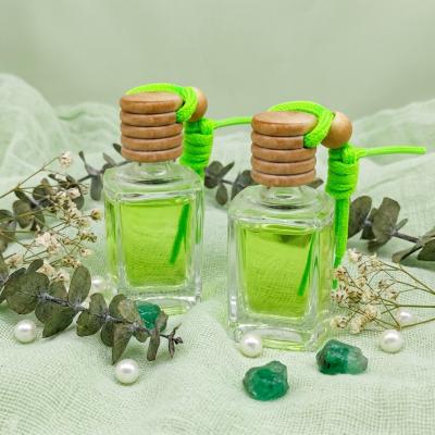 China Anding Stock Mini 10ml Car Diffuser Bottle Refill Luxury Empty Glass Hanging Car Perfume Diffuser Bottle for sale